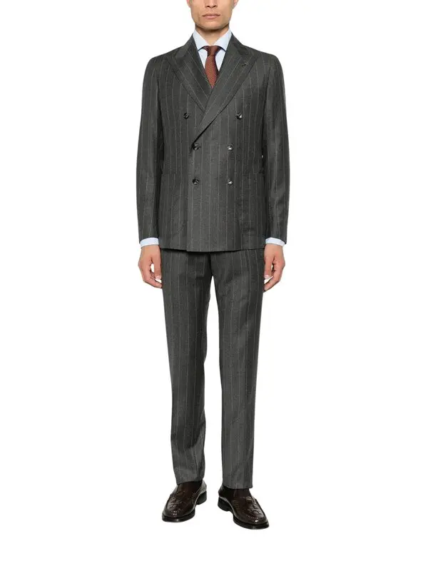 Tagliatore Pinstripe-pattern Double-breasted Suit