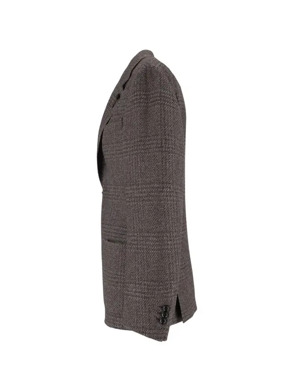 LARDINI Roma Prince Of Wales Check-pattern Blazer