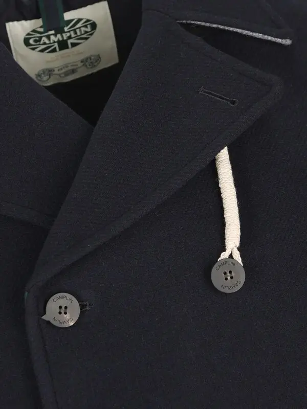 CAMPLIN Double-breasted Notch-lapel Peacoat