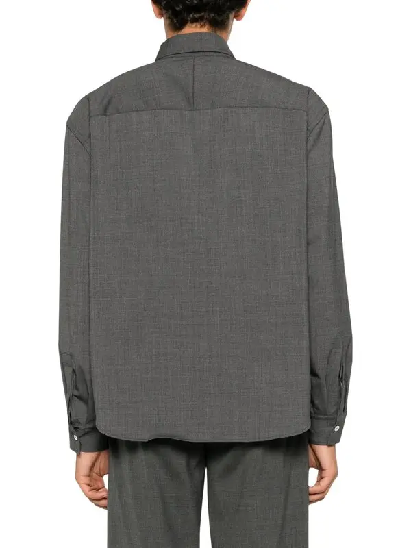 LARDINI Chest-pocket Button-up Shirt