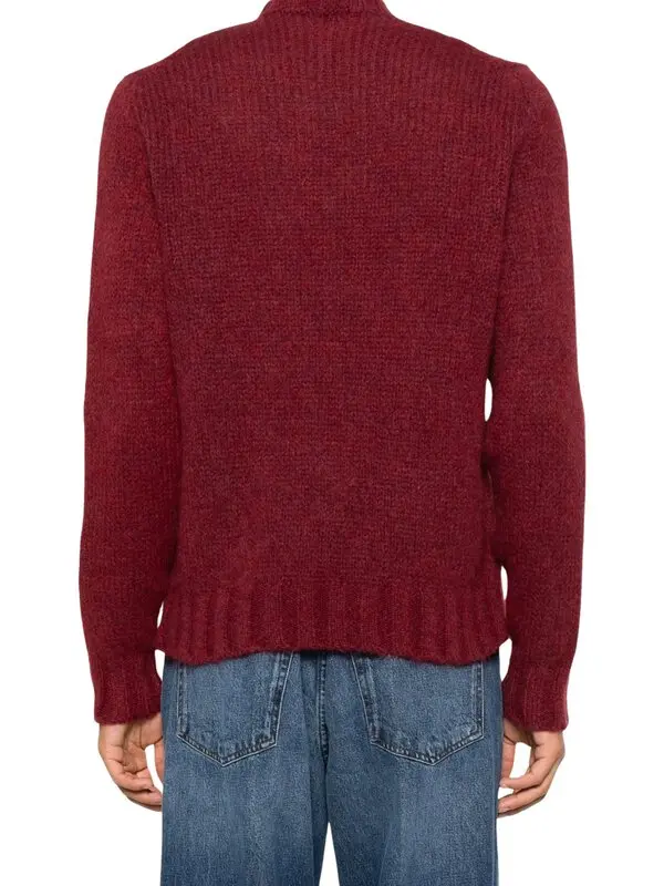 DOPPIAA Ribbed-knit Mock-neck Sweater
