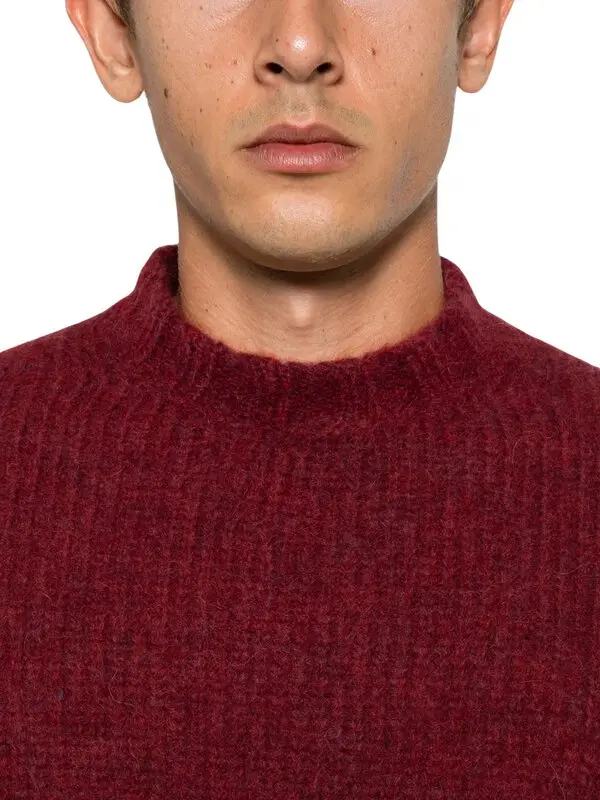 DOPPIAA Ribbed-knit Mock-neck Sweater