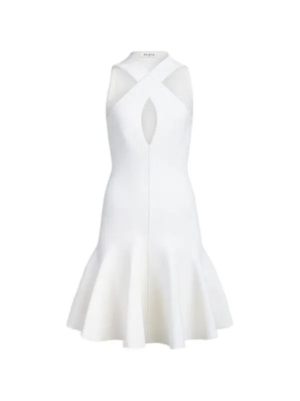 Alaïa Silk Blend Midi Dress