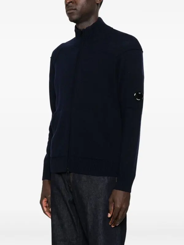 C.P. COMPANY Wool Zip-up Cardigan
