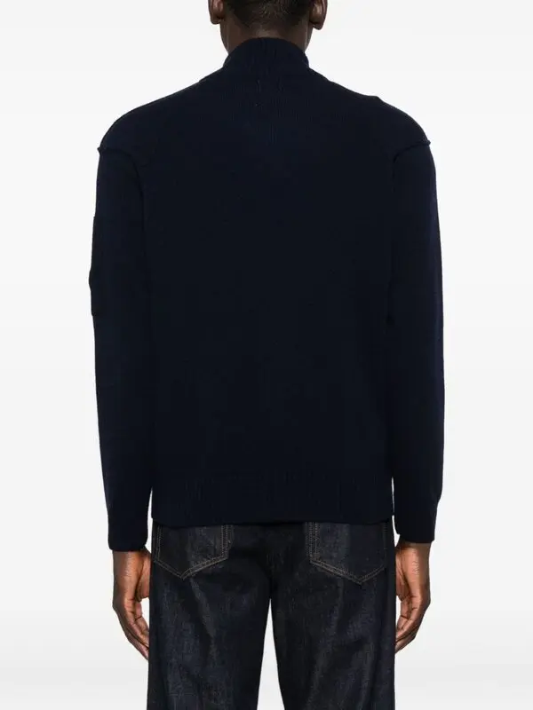 C.P. COMPANY Wool Zip-up Cardigan