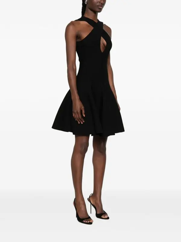 Alaïa Silk Blend Midi Dress