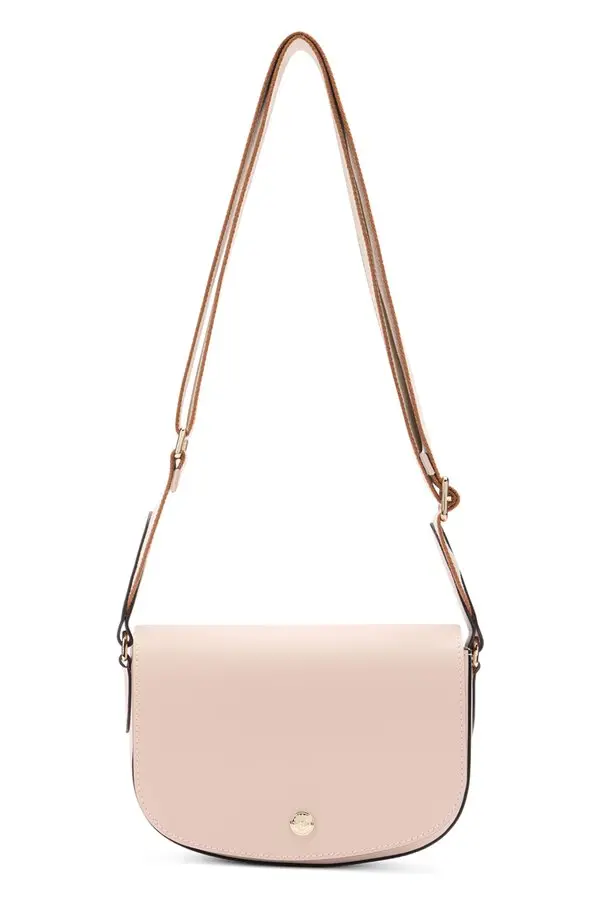 Longchamp Calfskin Leather Shoulder Bag