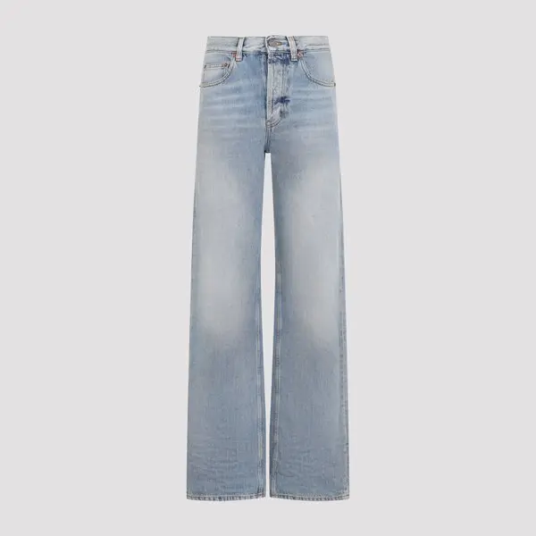 Saint Laurent Neo 90's Baggy Cotton Jeans