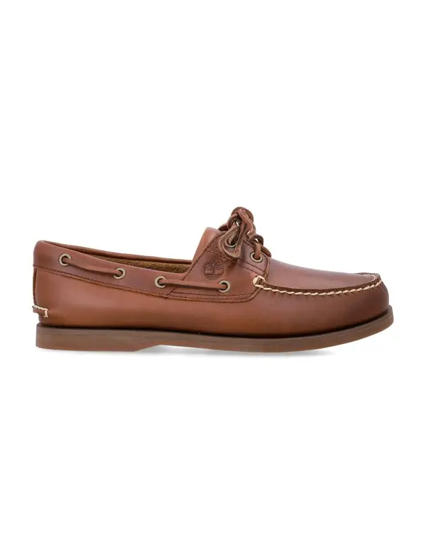 Timberland Authentic 3-eye Lug Handsewn Boat Shoe - Brown
