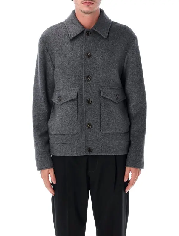 Valentino Garavani Wool And Cashmere Blend Shirt Jacket