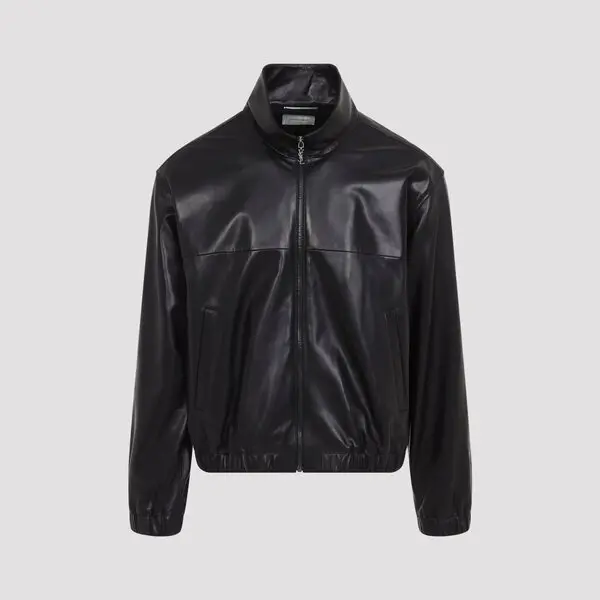Saint Laurent Lambskin Leather Bomber Jacket