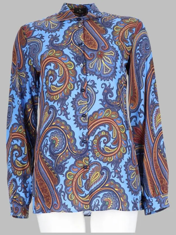 Etro Paisley Print Button-front Shirt