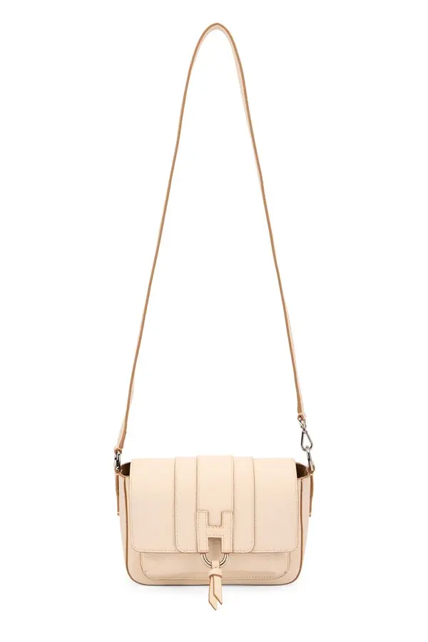 Hogan Mini Trend Flap Shoulder Bag - Beige