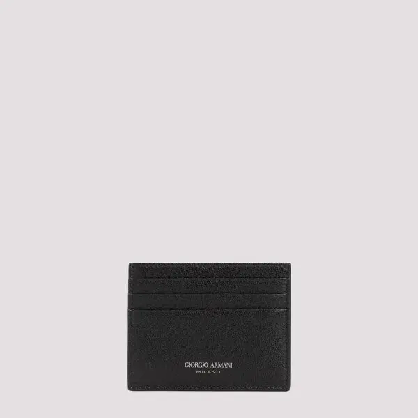 Giorgio Armani Italian Leather Card Holder 10.5cm X 8cm X 0.5cm
