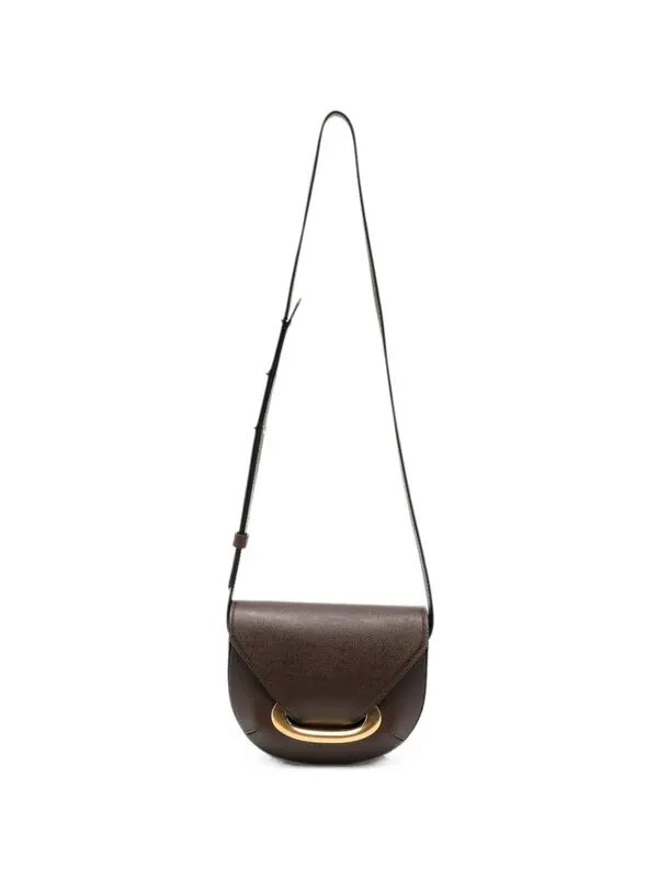 WANDLER Mini Leather Crossbody Bag - Marrone