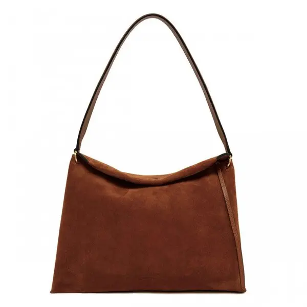 WANDLER Mini Leather Crossbody Tote Bag - Marrone