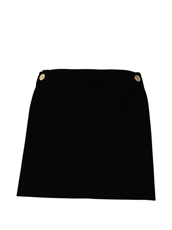 Sportmax Stretch Viscose Twill Shorts With Removable Panel