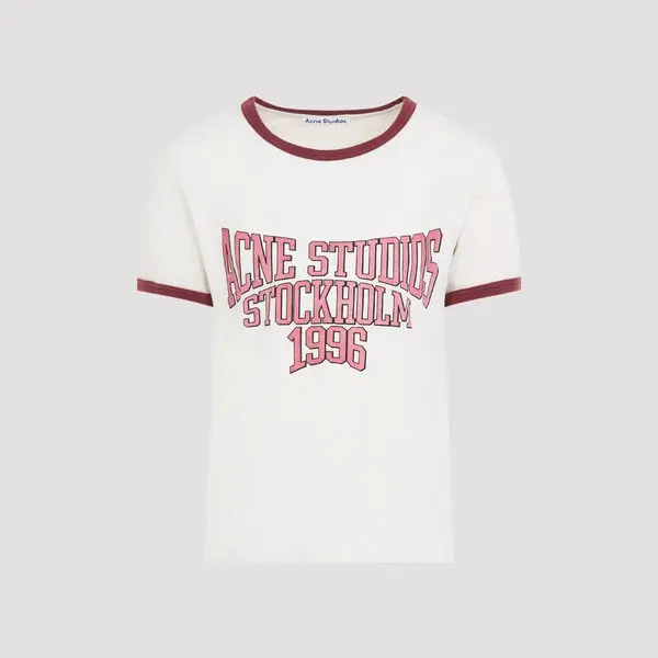 Acne Studios Graphic Ringer T-shirt - White