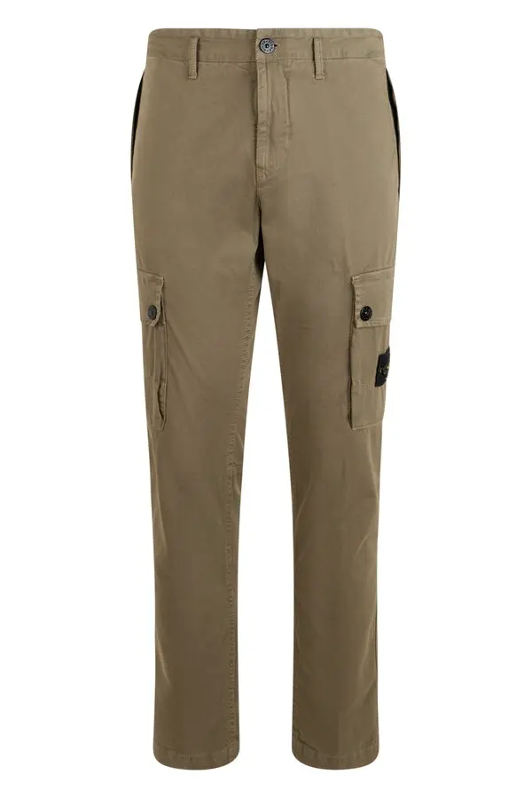 Stone Island Lightweight Cotton-stretch Cargo Pants
