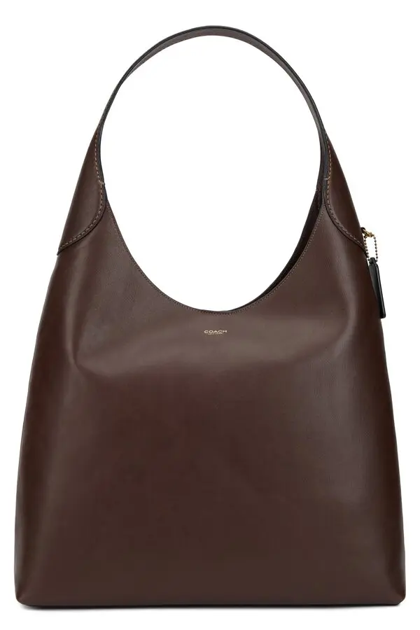 COACH Hobo Leather Shoulder Handbag