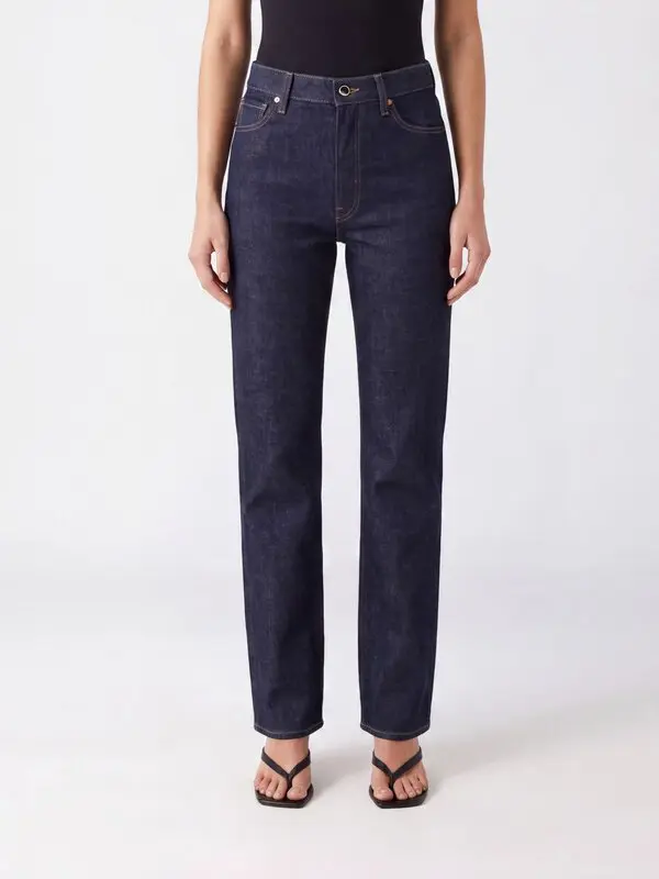 Khaite Straight Leg Jeans