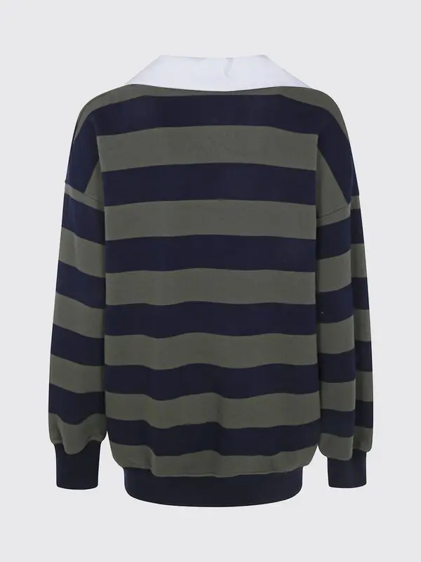 N° 21 Striped Sweatshirt - Green
