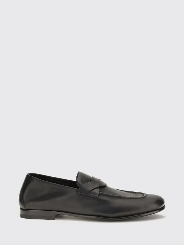 TOM FORD Smooth Calfskin Loafers With Penny Bar
