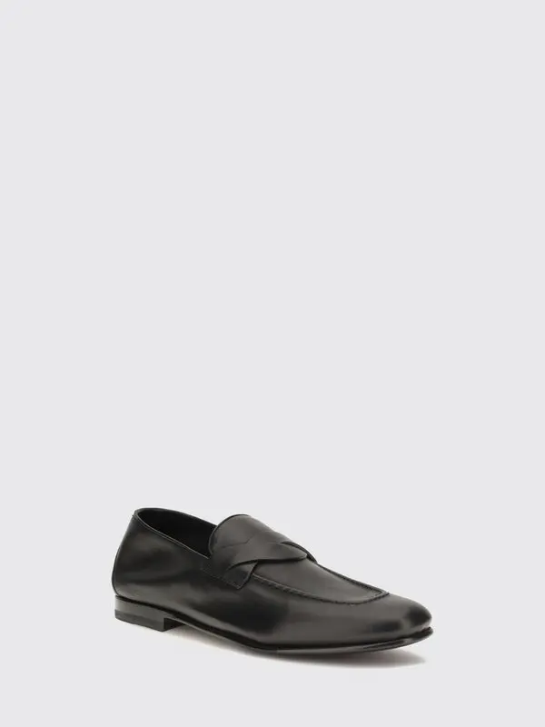 TOM FORD Smooth Calfskin Loafers With Penny Bar
