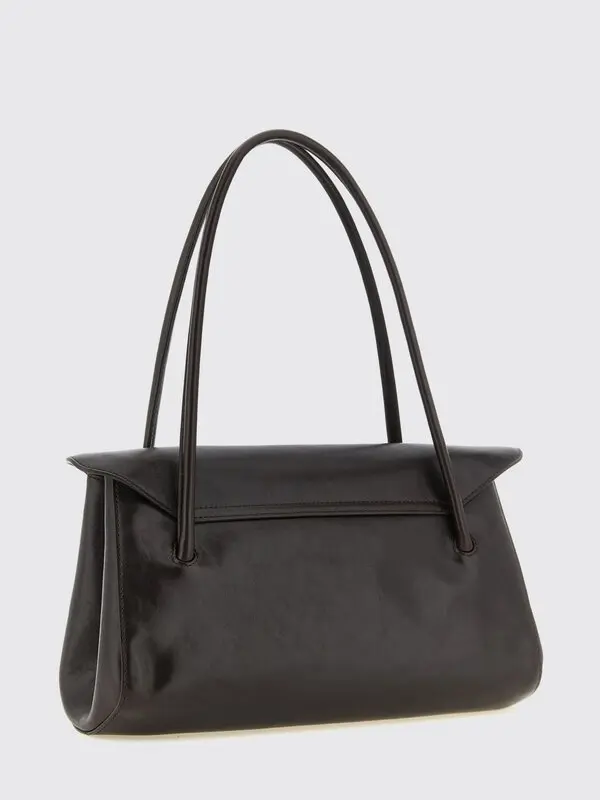 Marni Calfskin Leather Shoulder Bag - Brown
