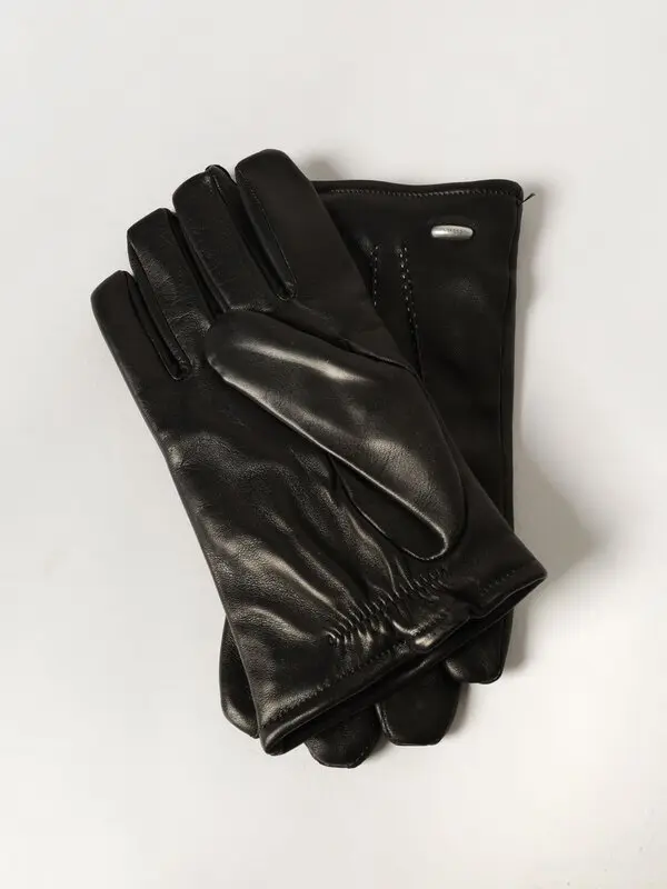Our Legacy Classic Lambskin Nappa Gloves With Wool Lining - Black