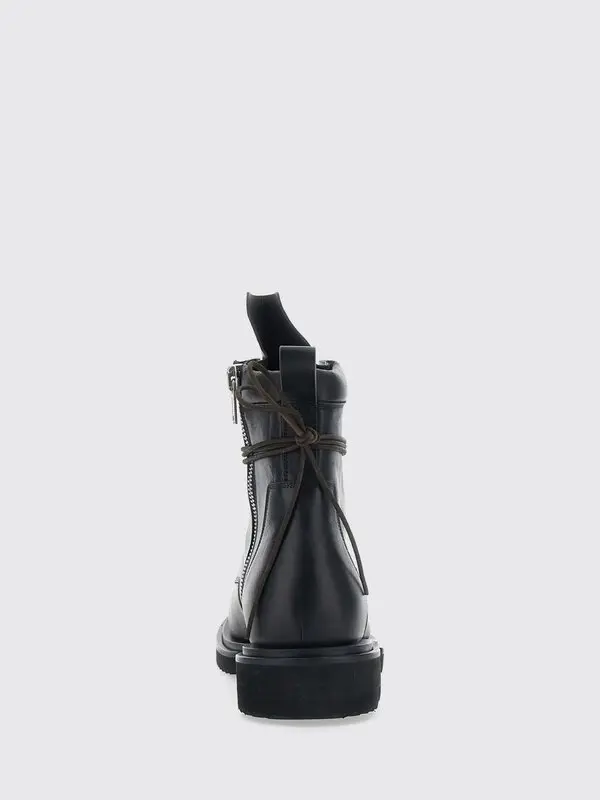 Rick Owens Lace-up Combat Boots