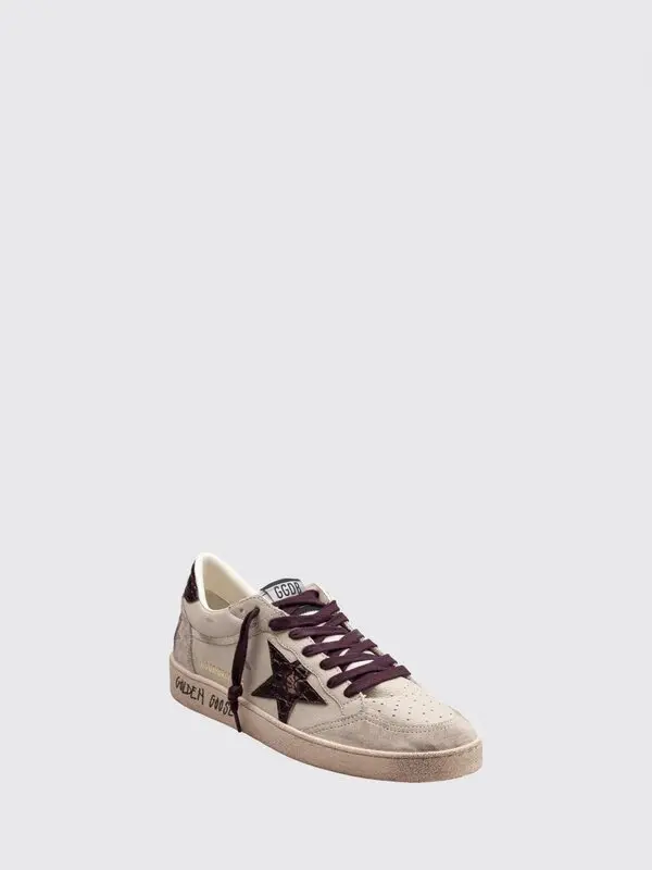 GOLDEN GOOSE Ball Star Calfskin Trainers With Worn-out Effect