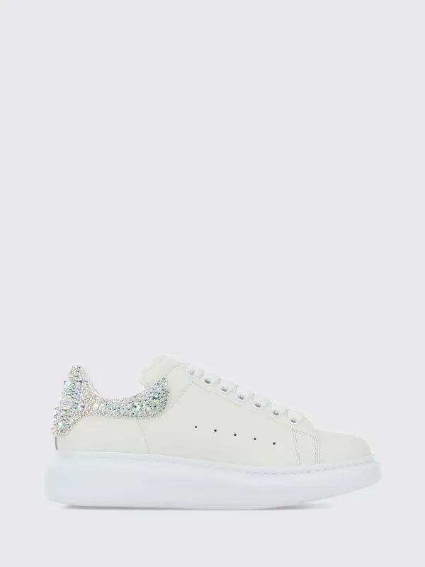 Alexander McQueen Alexander Oversize Calf Leather Sneakers With Chunky Sole