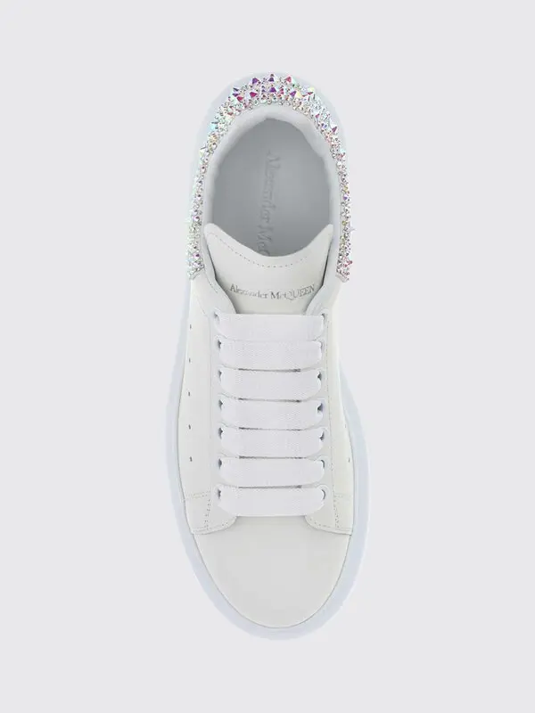 Alexander McQueen Alexander Oversize Calf Leather Sneakers With Chunky Sole