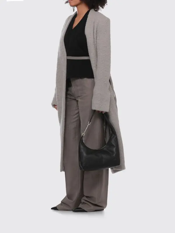 Rick Owens Gemini Asymmetrical Leather Shoulder Bag