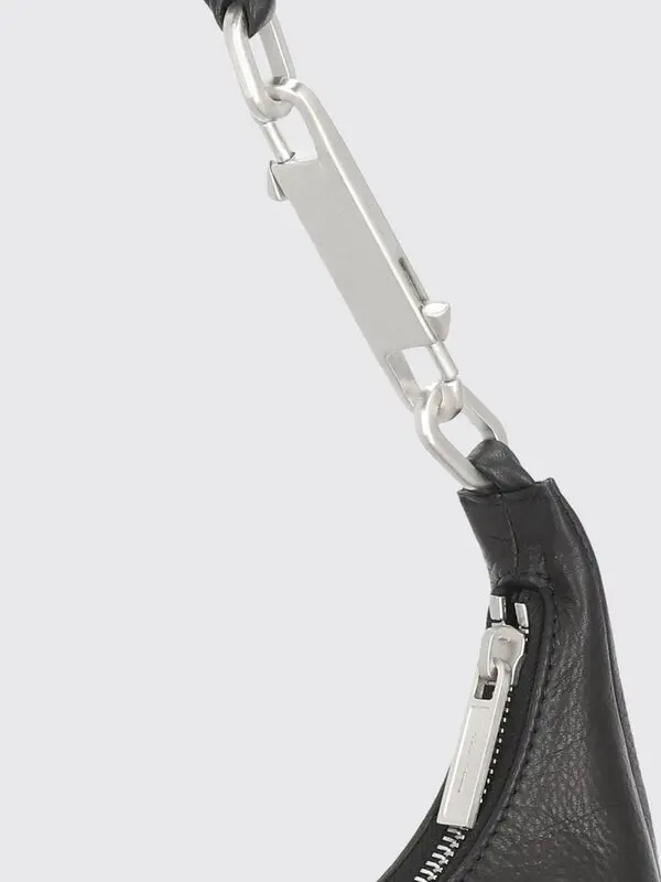 Rick Owens Gemini Asymmetrical Leather Shoulder Bag
