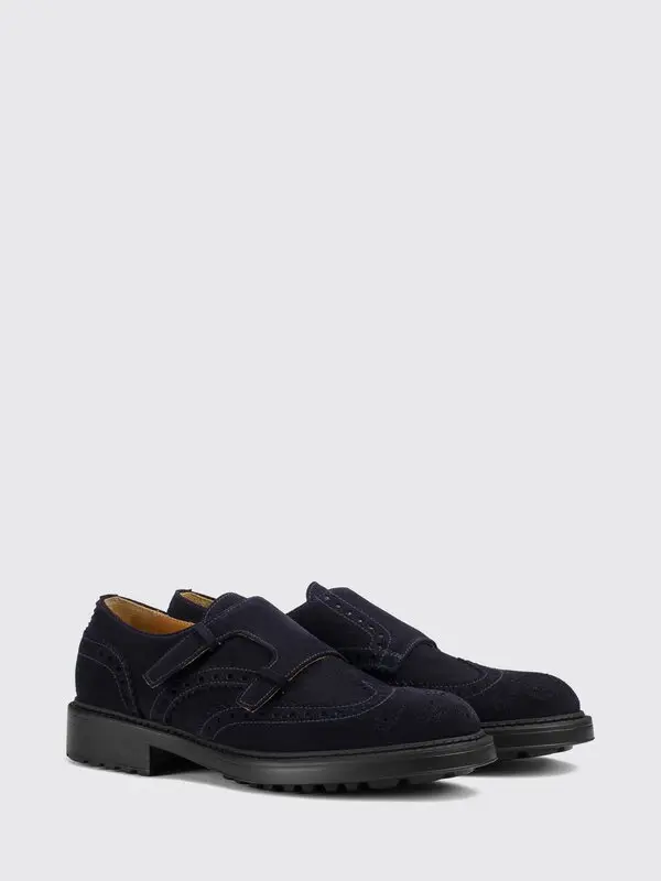 DOUCAL'S Monk Strap Wingtip Shoes