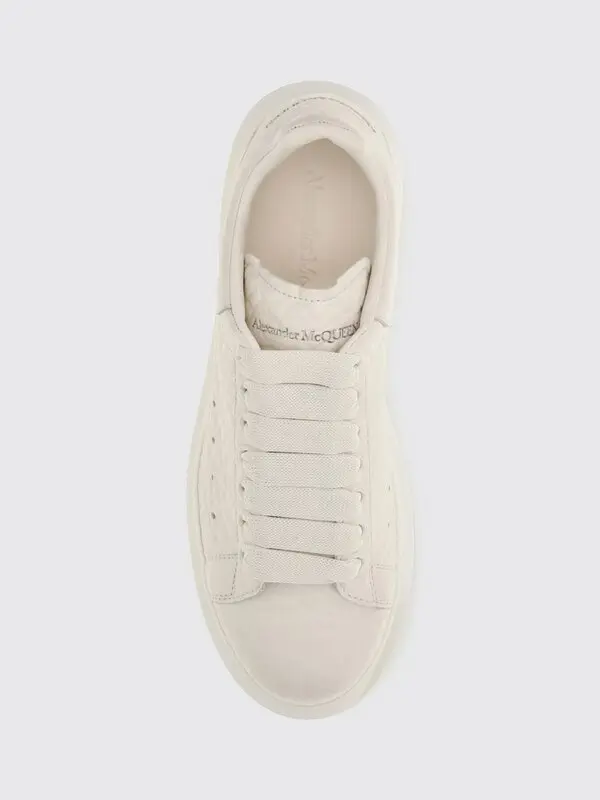 Alexander McQueen Embossed Leather Sneakers