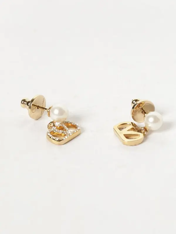 Valentino Garavani Vlogo Signature Crystal-embellished Dangle Earrings