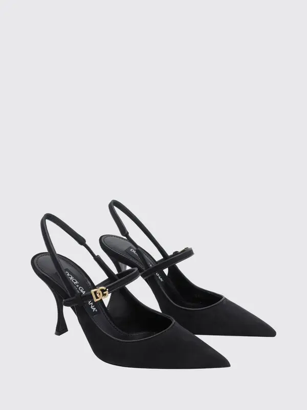 Dolce & Gabbana Slingback Pumps With Dg Logo Detail