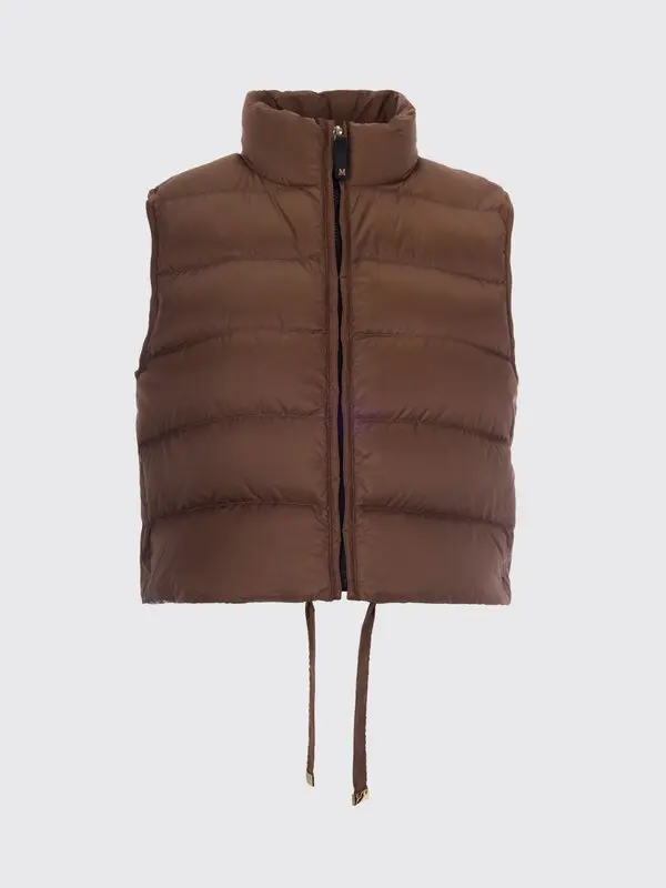 Max Mara Water-repellent Quilted Nylon Padded Gilet With High Neck