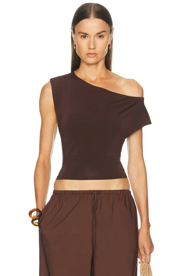 SRG Abigail Top In Brown