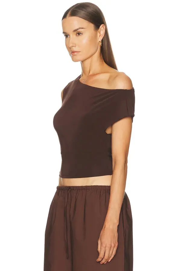 SRG Abigail Top In Brown