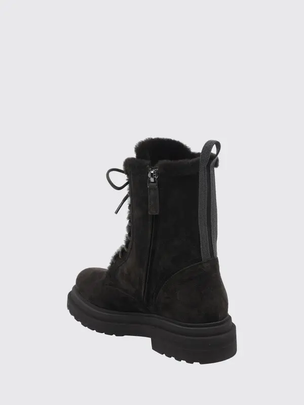 Brunello Cucinelli Lace-up Combat Boots