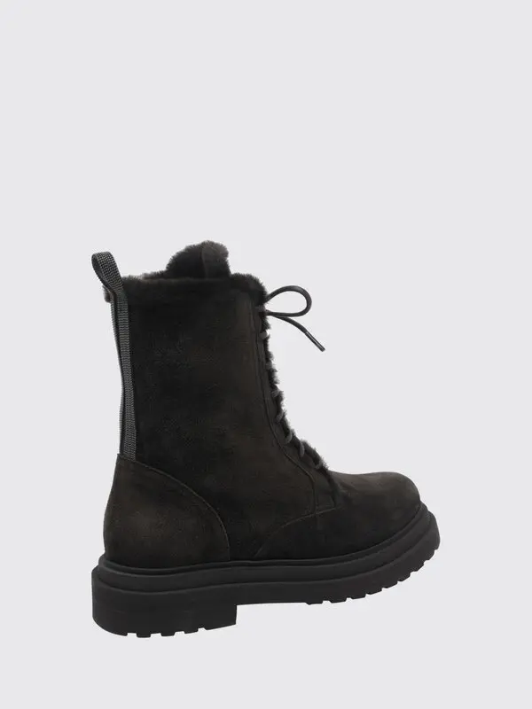 Brunello Cucinelli Lace-up Combat Boots