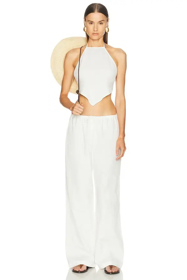SRG Halsey Halterneck Cropped Top