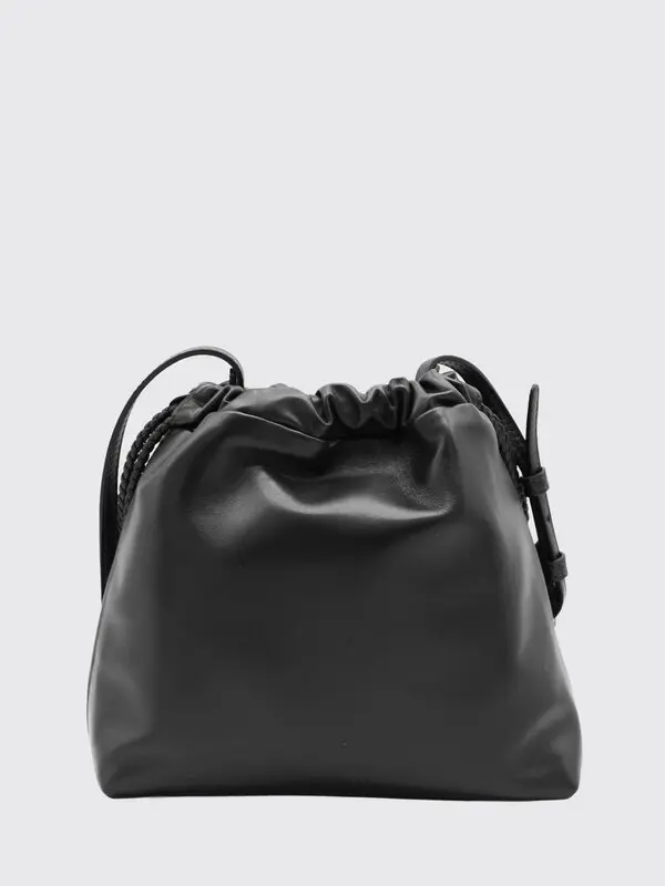 Etro Kalispera Mini Bucket Bag In Lambskin Leather With Tassels - Black
