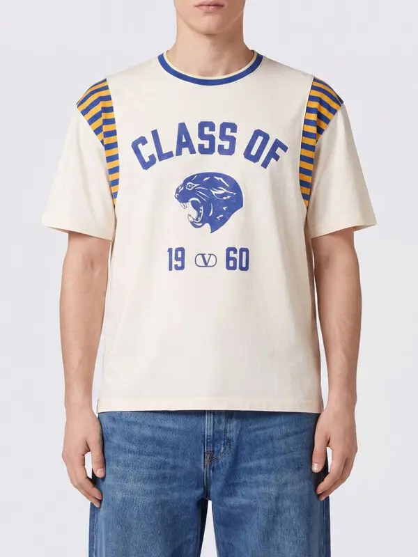 Valentino Garavani Cotton T-shirt With Vlogo Signature Print