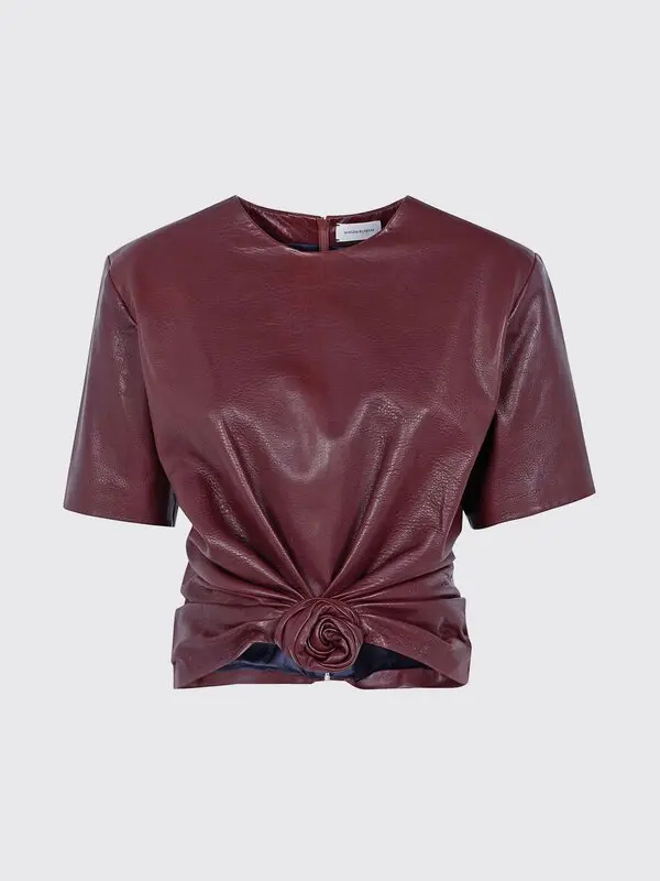 Magda Butrym Twisted Rose Detail Top