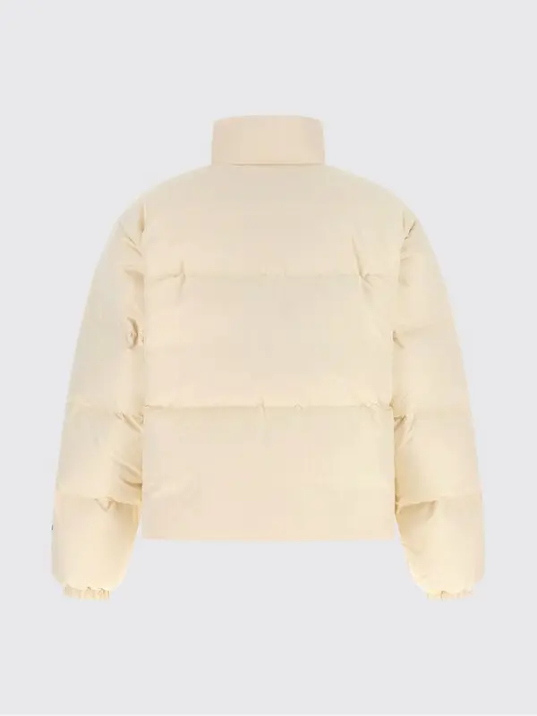 JIL SANDER Short Quilted Nylon Puffer Jacket With High Collar